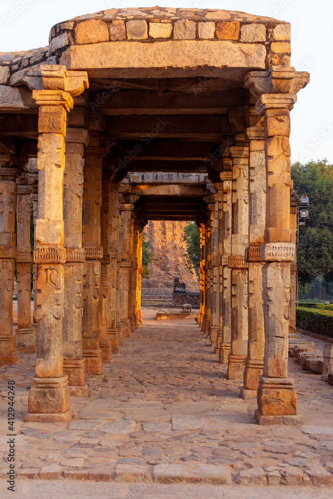 Qutub Minar is a UNESCO World Heritage Site area of New Delhi, India ...