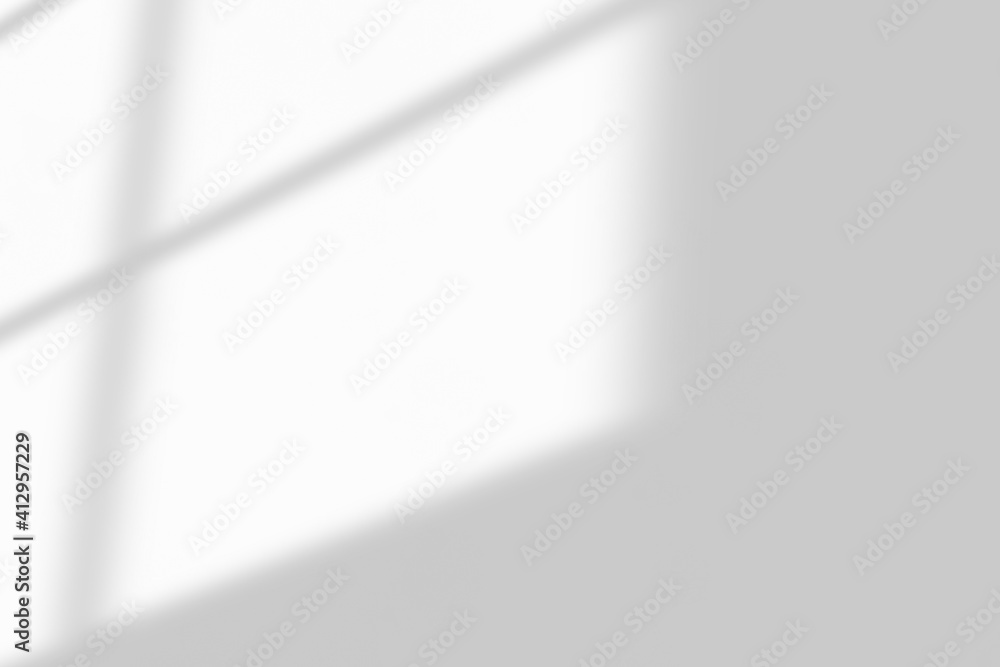 Window shadow drop on white wall background Stock Photo | Adobe Stock