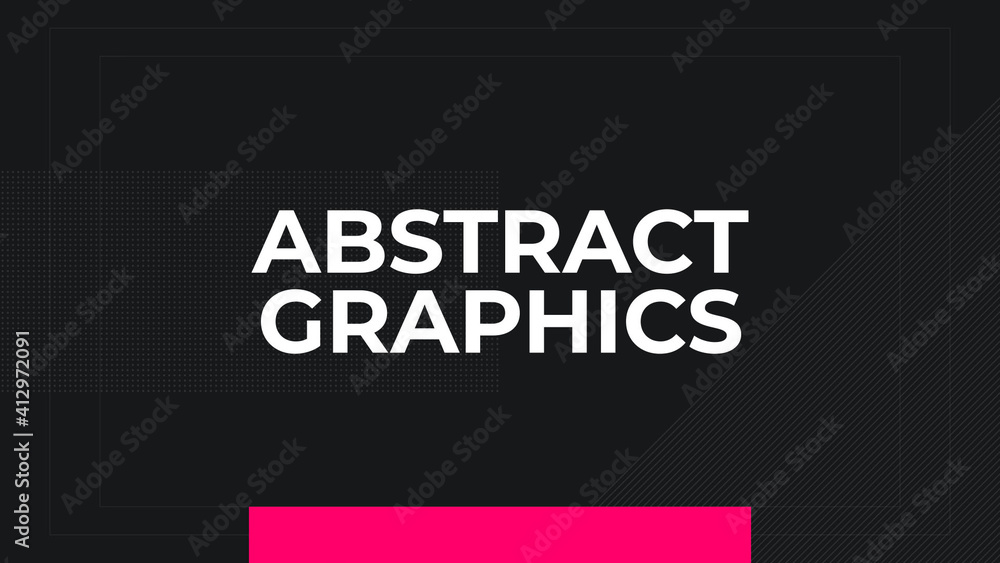 Abstract Graphics Title Stock Template | Adobe Stock