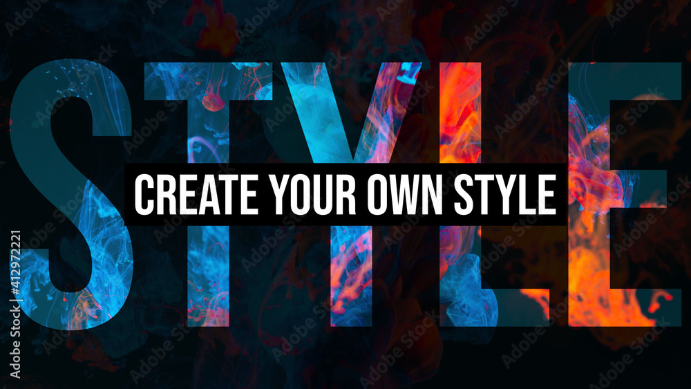 Large and Small Title Text Stock Template | Adobe Stock