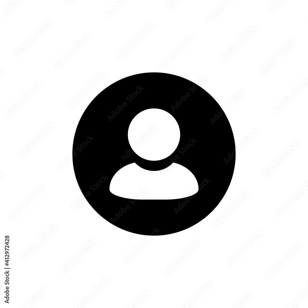 Account Icon Design Vector Template Stock Vector | Adobe Stock