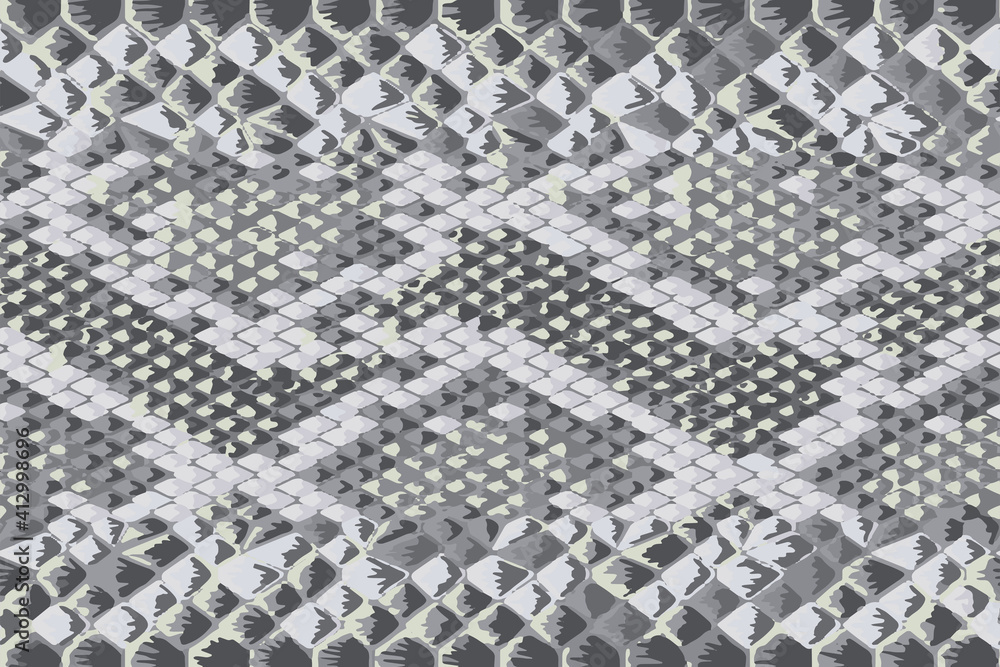 Full Seamless Snake Animal Skin Pattern Vector. Snake leather design ...