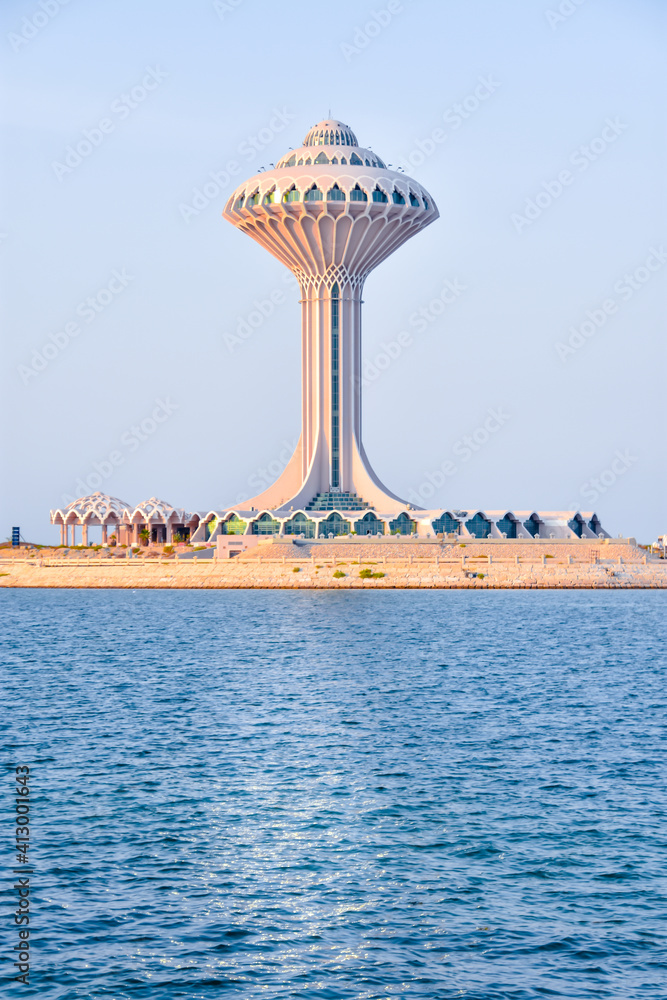 khobar"saudi arabia 7/17/2020 famous land mark of khobar city on an ...