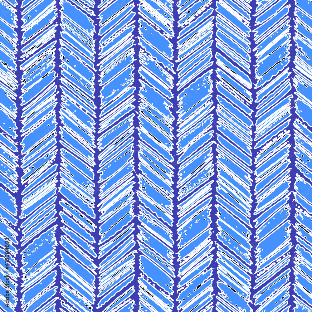 Full seamless texture pattern vector for decoration. Blue design for ...
