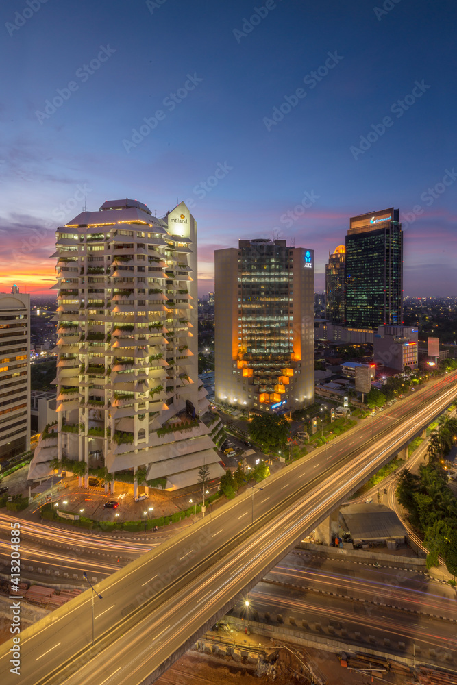 jakarta Cityscape. Jakarta is the capital city of indonesia. This is ...