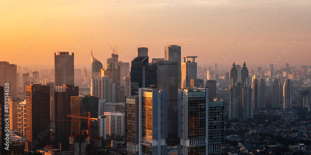 jakarta Cityscape. Jakarta is the capital city of indonesia. This is ...