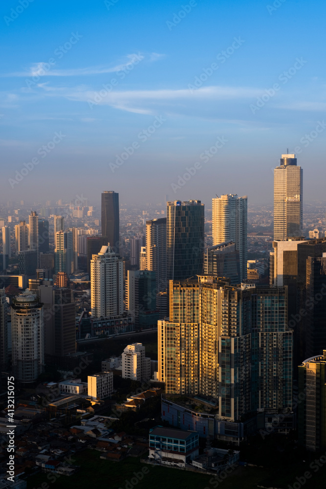 jakarta Cityscape. Jakarta is the capital city of indonesia. This is ...