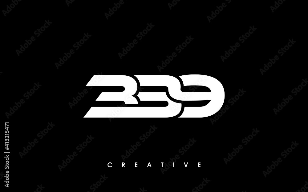 339 Letter Initial Logo Design Template Vector Illustration wall mural ...