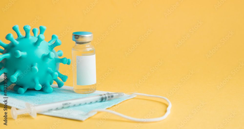 Vaccine and syringe injection. It use for prevention,immunization and ...