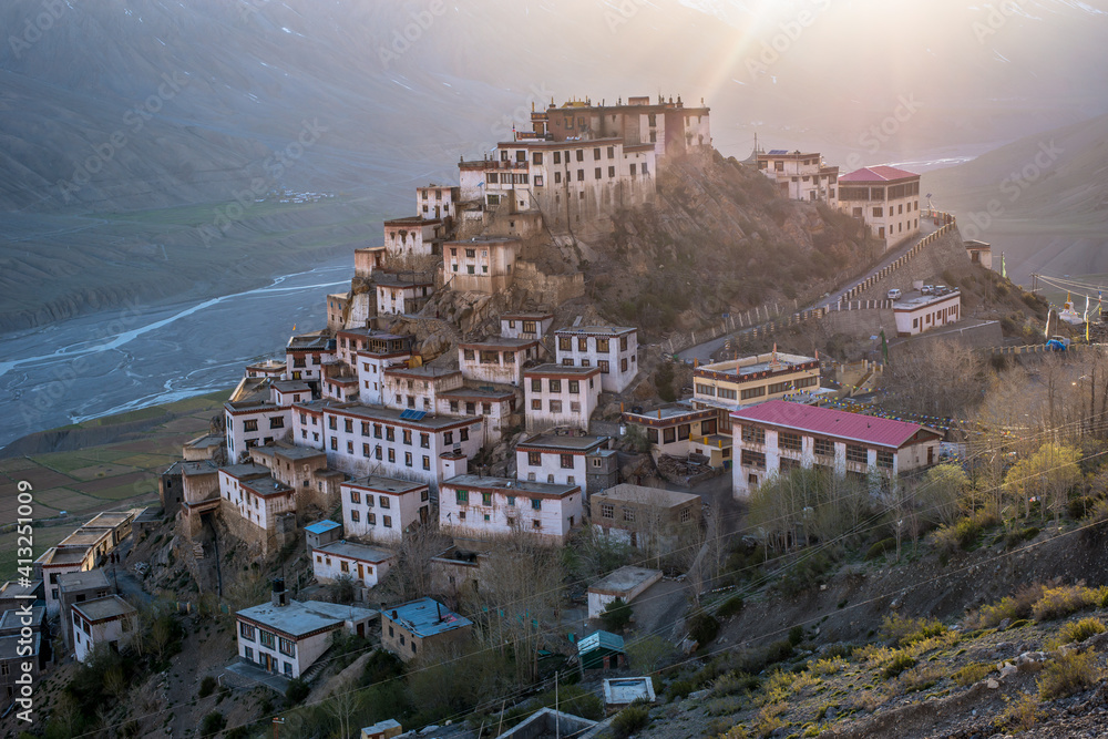 The Spiti Valley in North of India Stock Photo | Adobe Stock