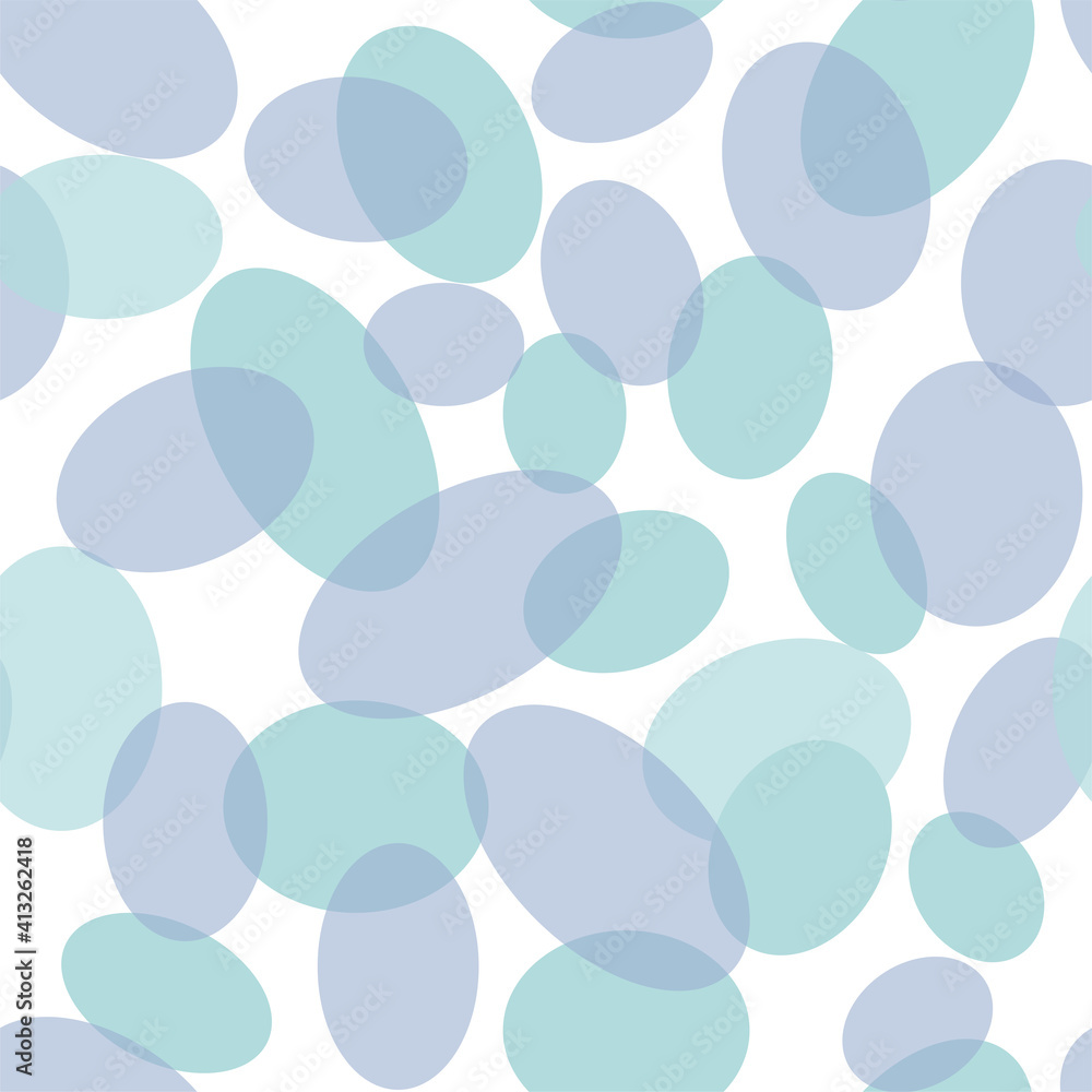 Seamless patterns. Ovals of different sizes isolated on white ...
