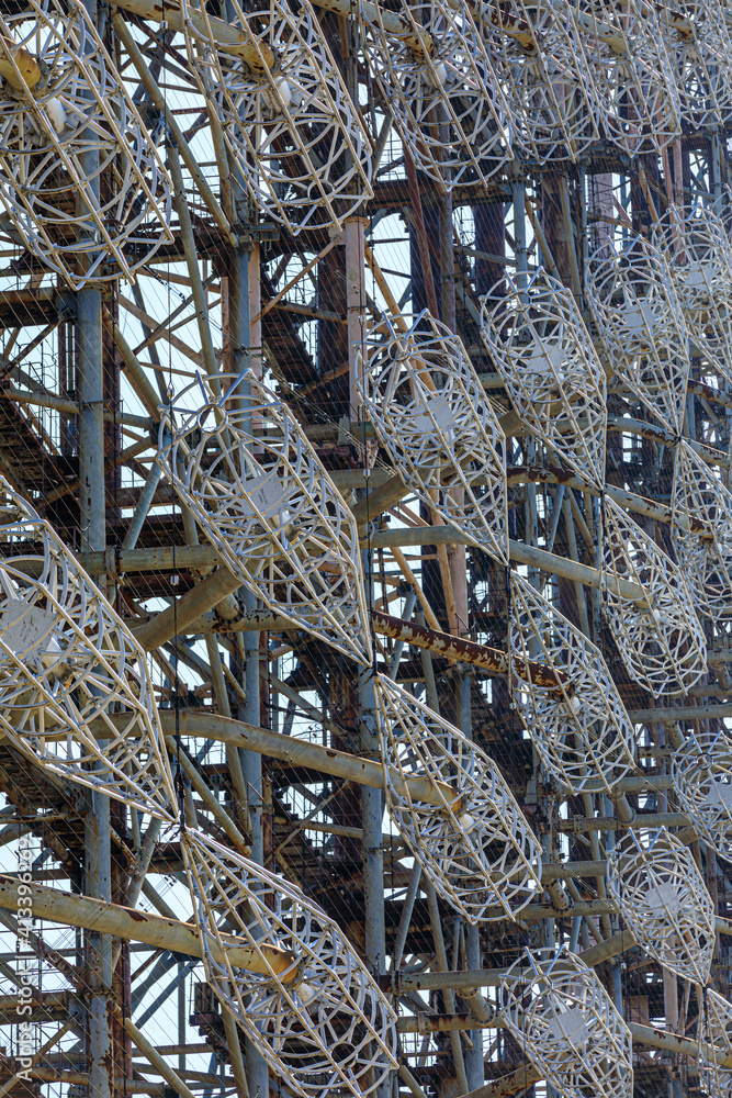 Ukraine, Pripyat, Chernobyl. Duga-1 radar array. Stock Photo | Adobe Stock
