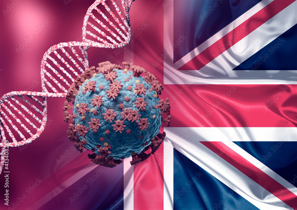Coronavirus and DNA, virus mutation and new strain from England ...