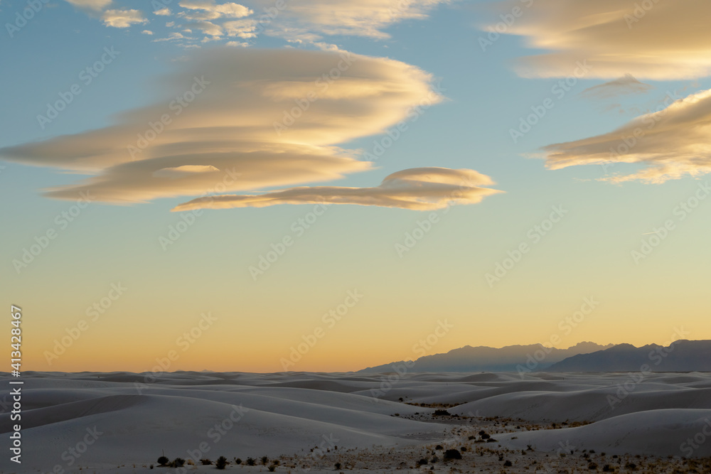 dramatic landscape photos of the largest gypsum sand dunes in the world ...