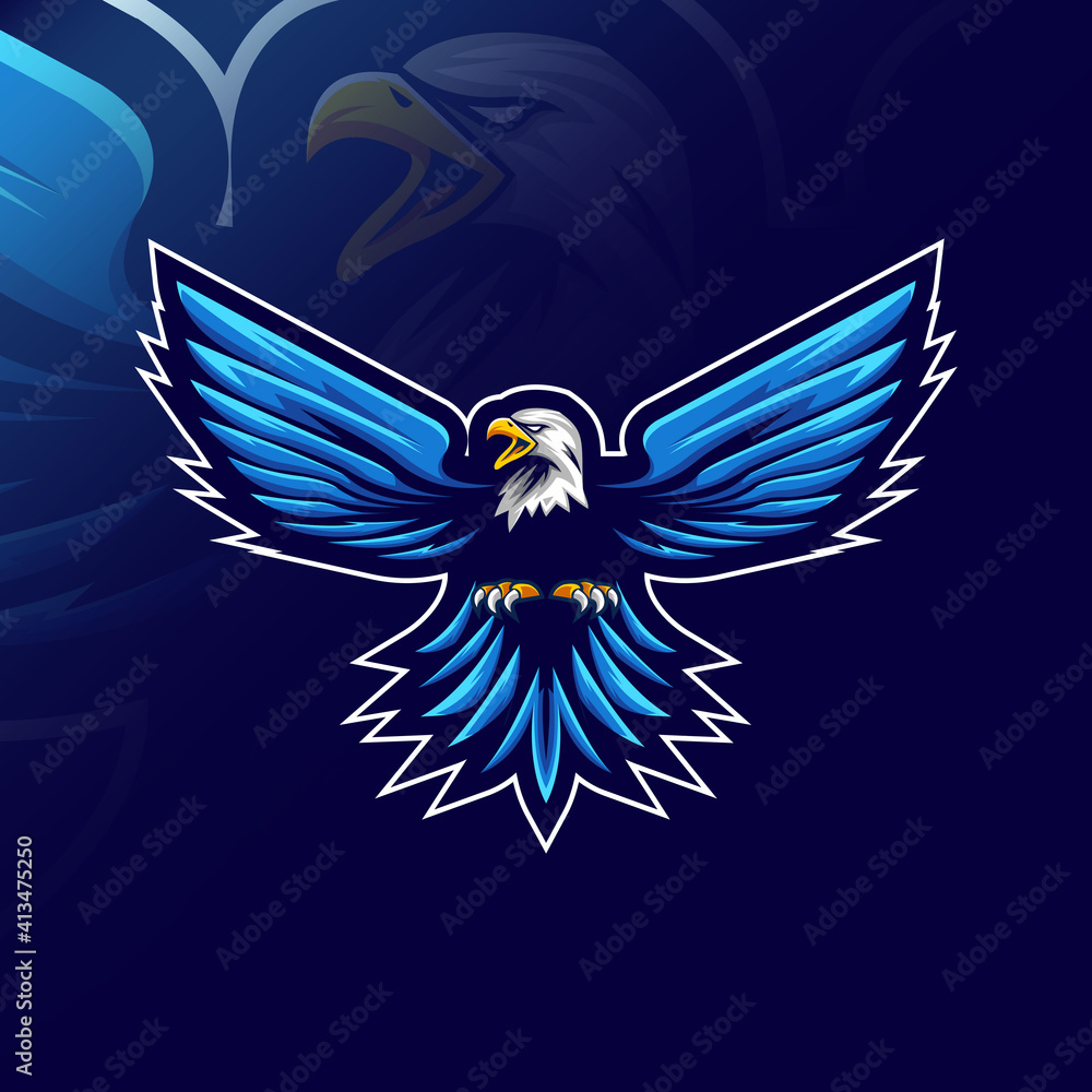 Blue Eagle Mascot