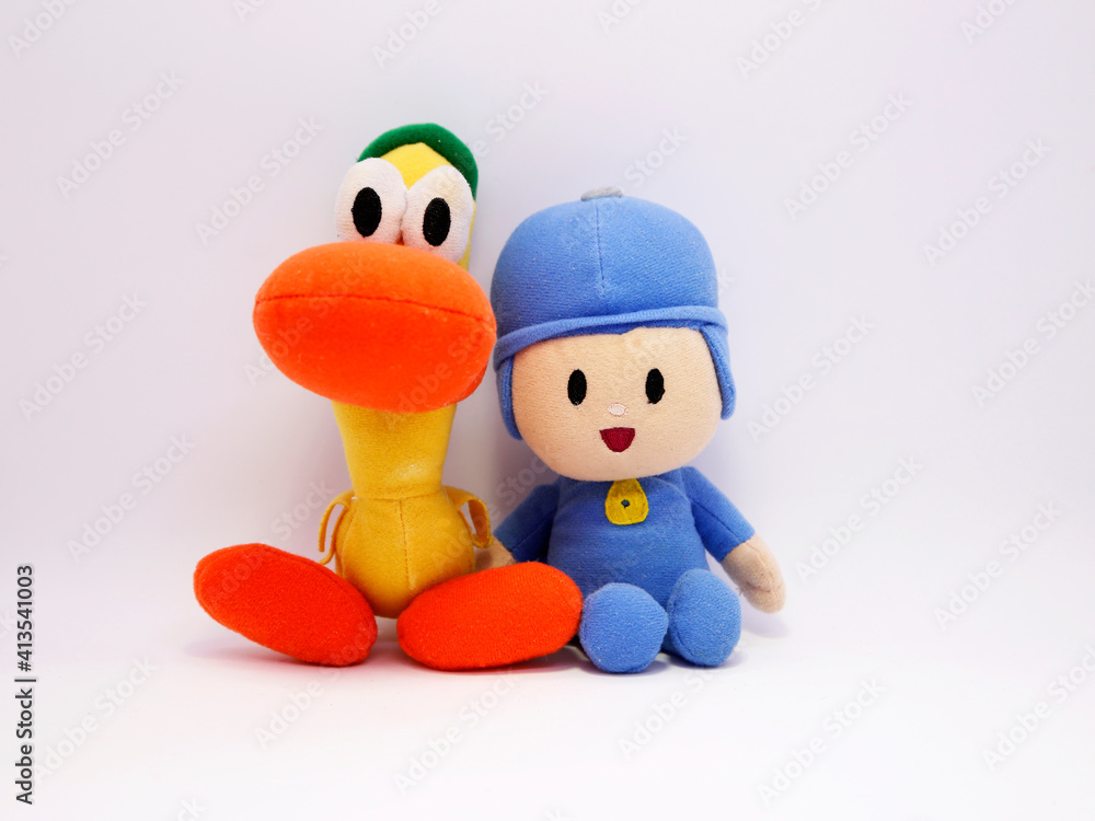 Pocoyo and Pato, Elly Loula, Pajaroto. British / Spanish series. Series ...