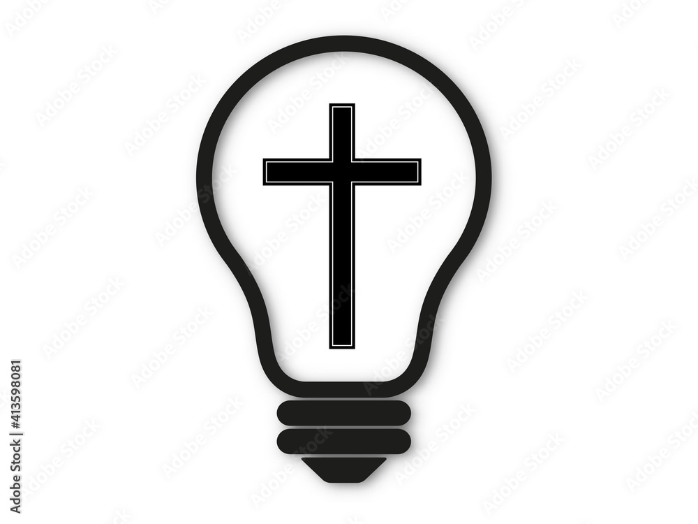 cross, religion, symbol, christ, god, isolated, faith, sign, 3d ...
