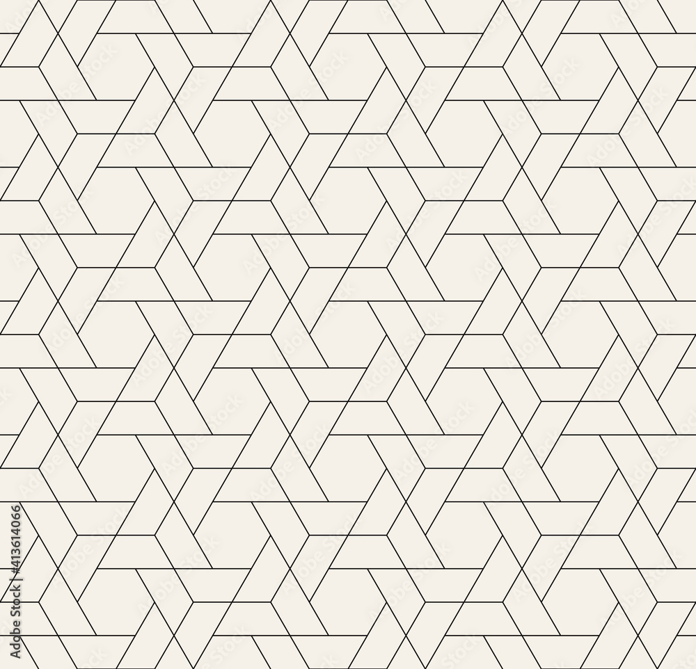 Vector seamless pattern. Modern stylish texture. Repeating geometric ...