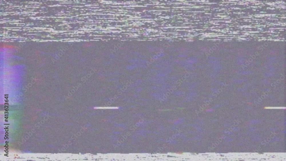 Dynamic TV glitch noise effects. Visual video effects, background ...