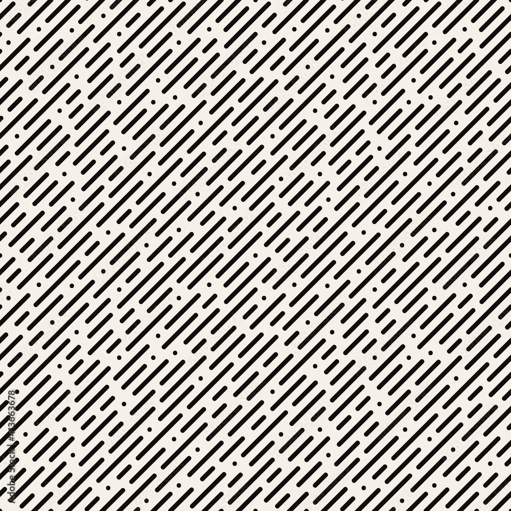 Vector seamless pattern. Modern stylish texture. Striped geometric ...