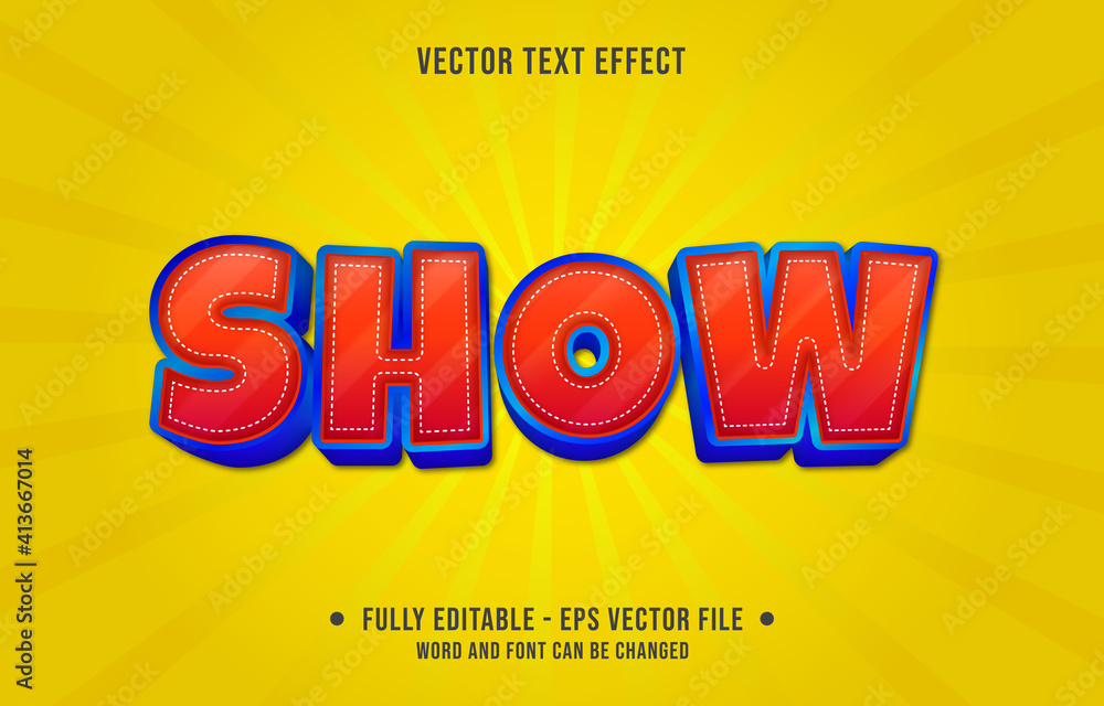 Word Text Effects In Show