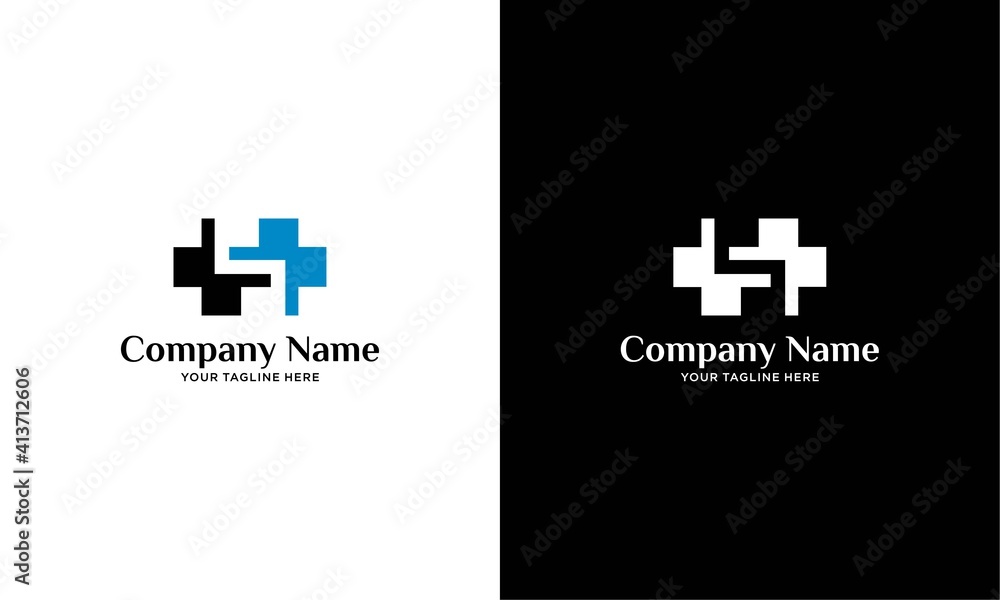 plus vector with s letter for company logo design Stock Vector | Adobe ...