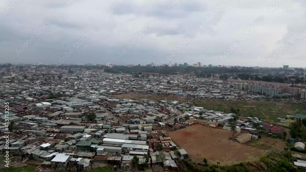 Poor family living in the slums of Kibera Nairobi kenya, poor sheet ...