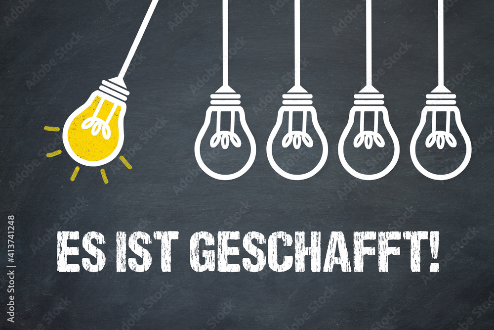 Es ist geschafft! Stock Illustration | Adobe Stock