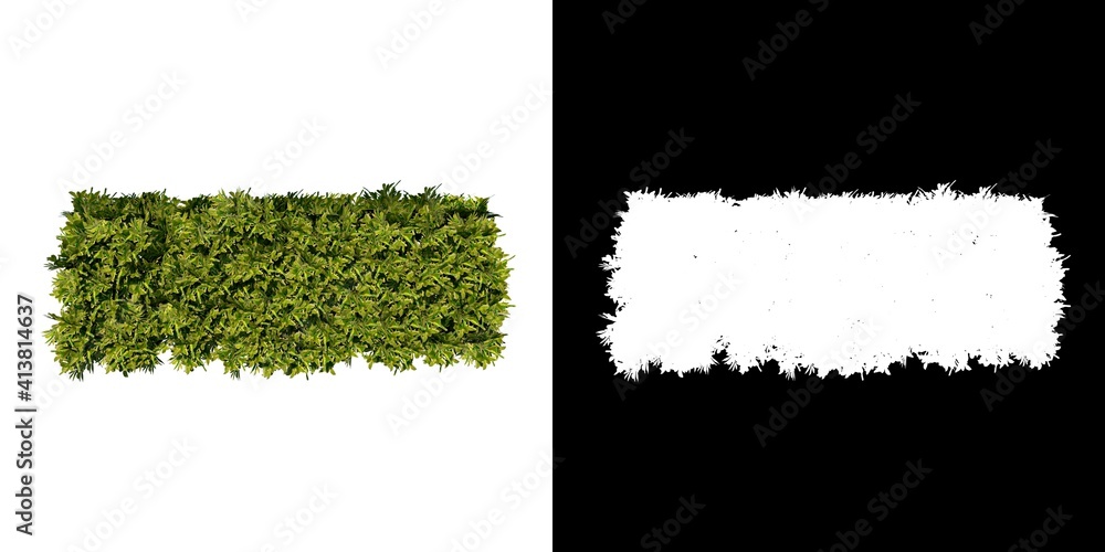 Front view of Plant (rectangular bush 1) Tree png with alpha channel to ...