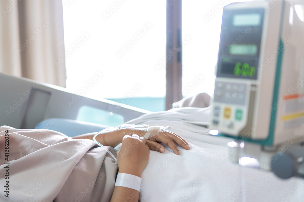 Pandemic Coronavirus Patient hospital quarantine, isolation Covid-19 ...