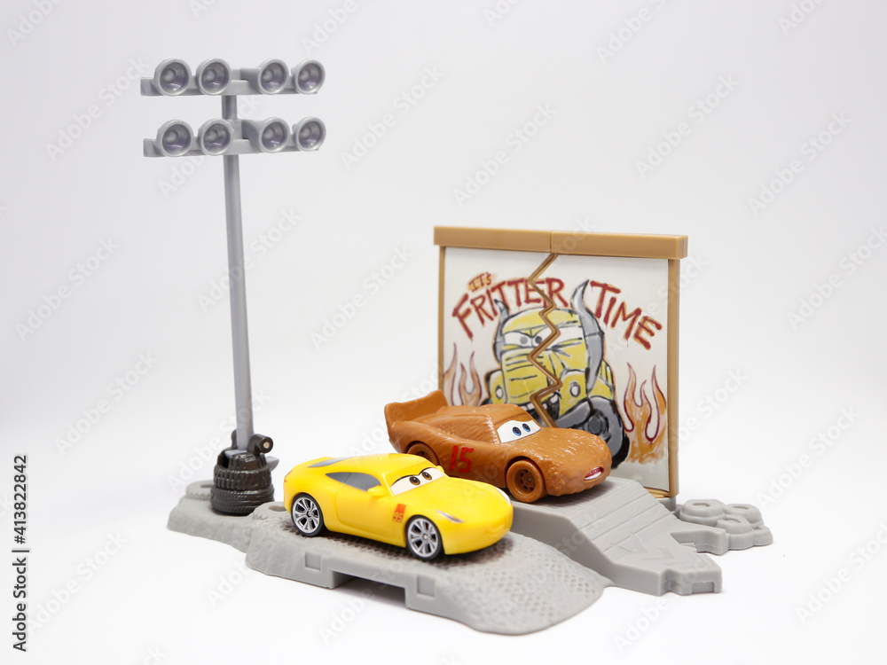 Cars 3. Lightning Mcqueen and Cruz Ramírez. Toys car for Children ...