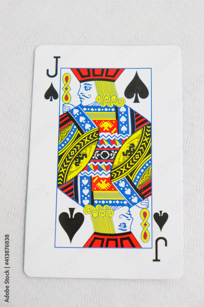 playing cards white background Stock Photo | Adobe Stock