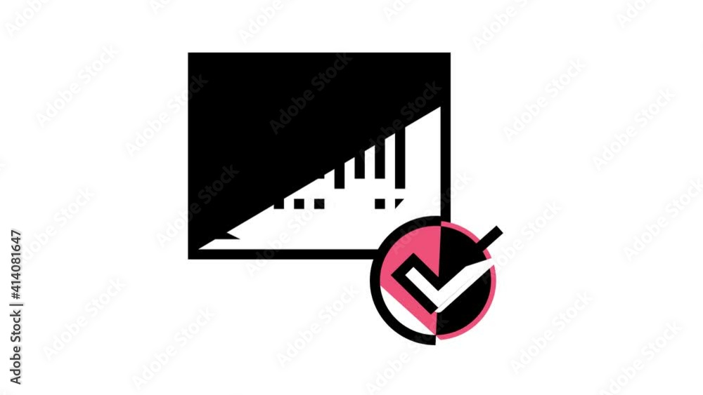 Qr Code Identification Icon Animation Qr Code Ticket And Bag, On ...
