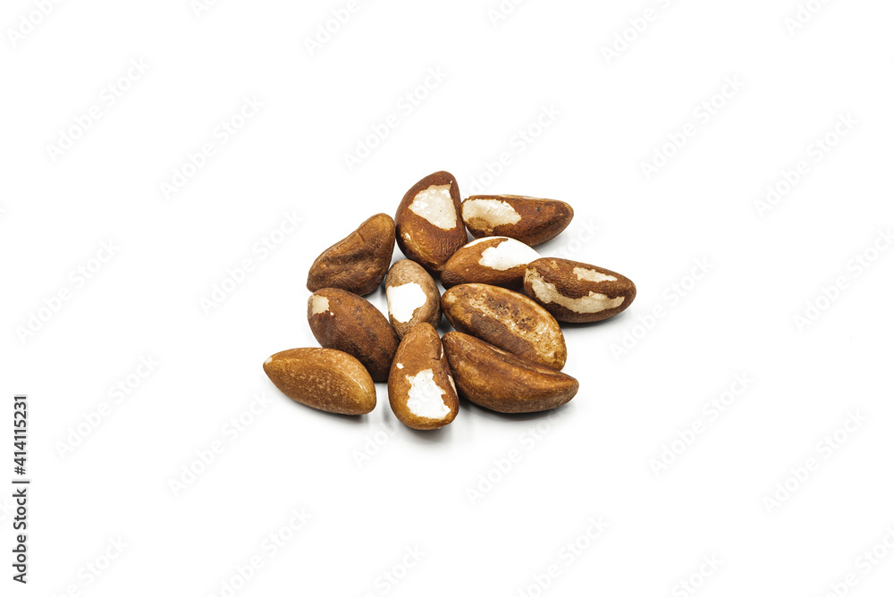 castañas, pecanas, mix de frutos secos, nueces, pasas Stock Photo ...