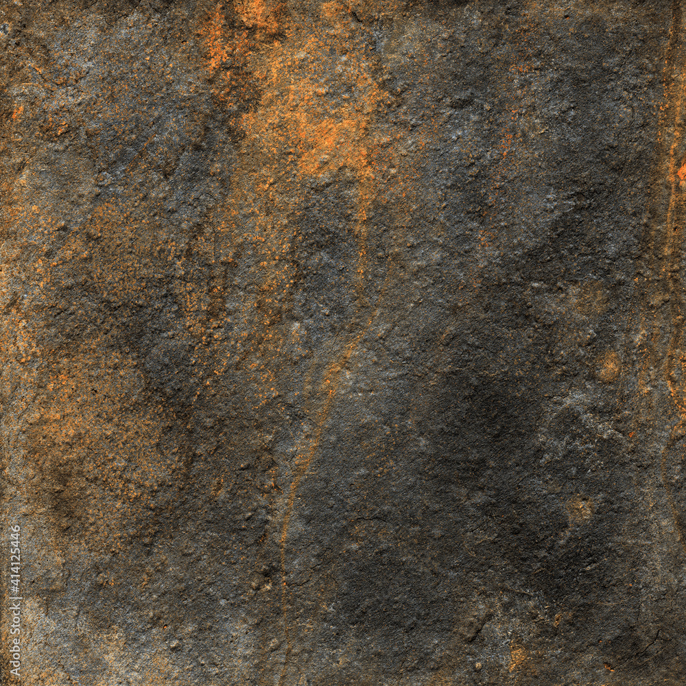 Metal Rust Stone Texture Background With Cement Effect In golden ...