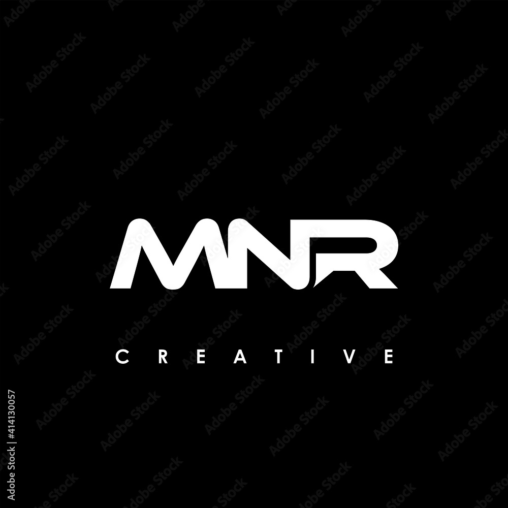 MNR Letter Initial Logo Design Template Vector Illustration Stock ...