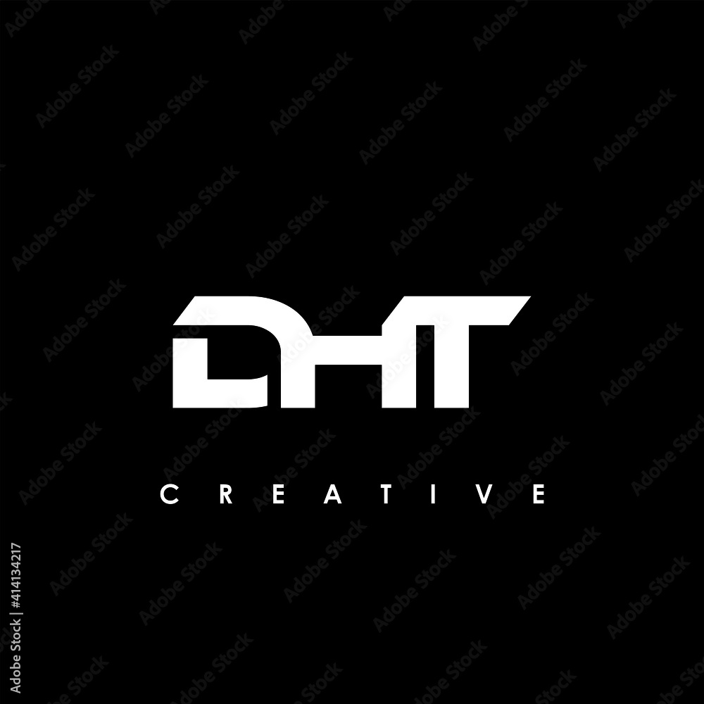 DHT Letter Initial Logo Design Template Vector Illustration Stock ...