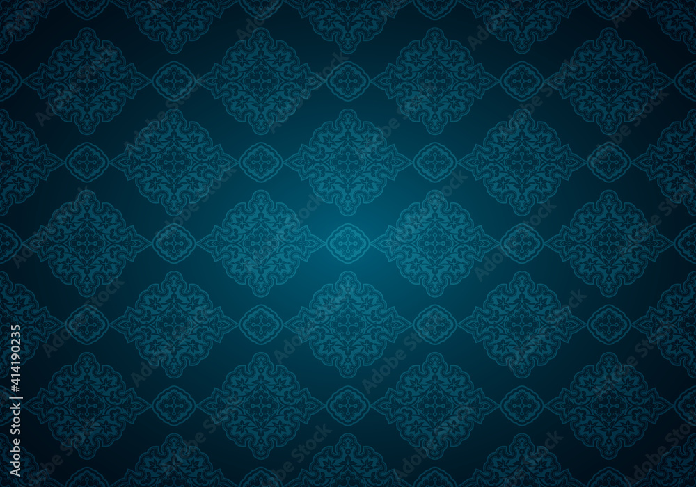 Oriental vintage background with Indo-Persian ornaments. Royal ...