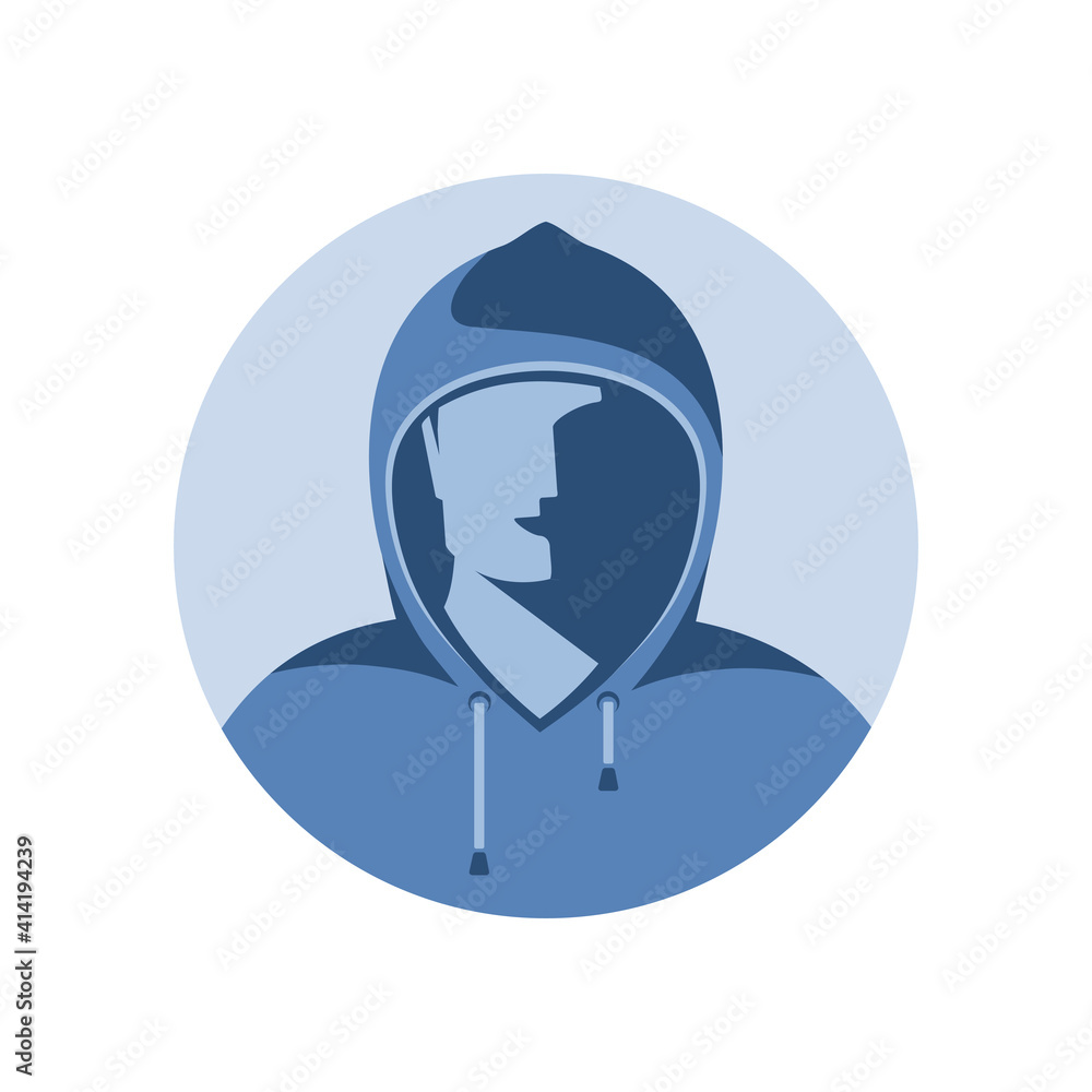 Vetor de Hidden person, incognito, invisible, anonymous in the form of ...