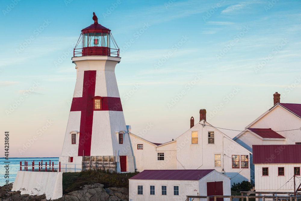 Canada, New Brunswick, Campobello Island. Head Harbour Lightstation ...
