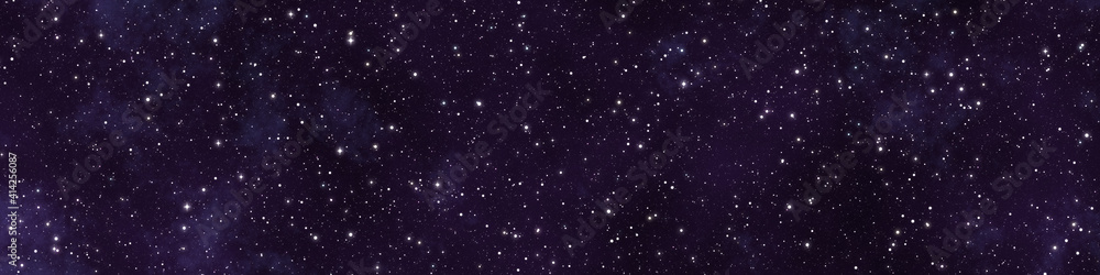 wide starry night sky background banner Stock Illustration | Adobe Stock