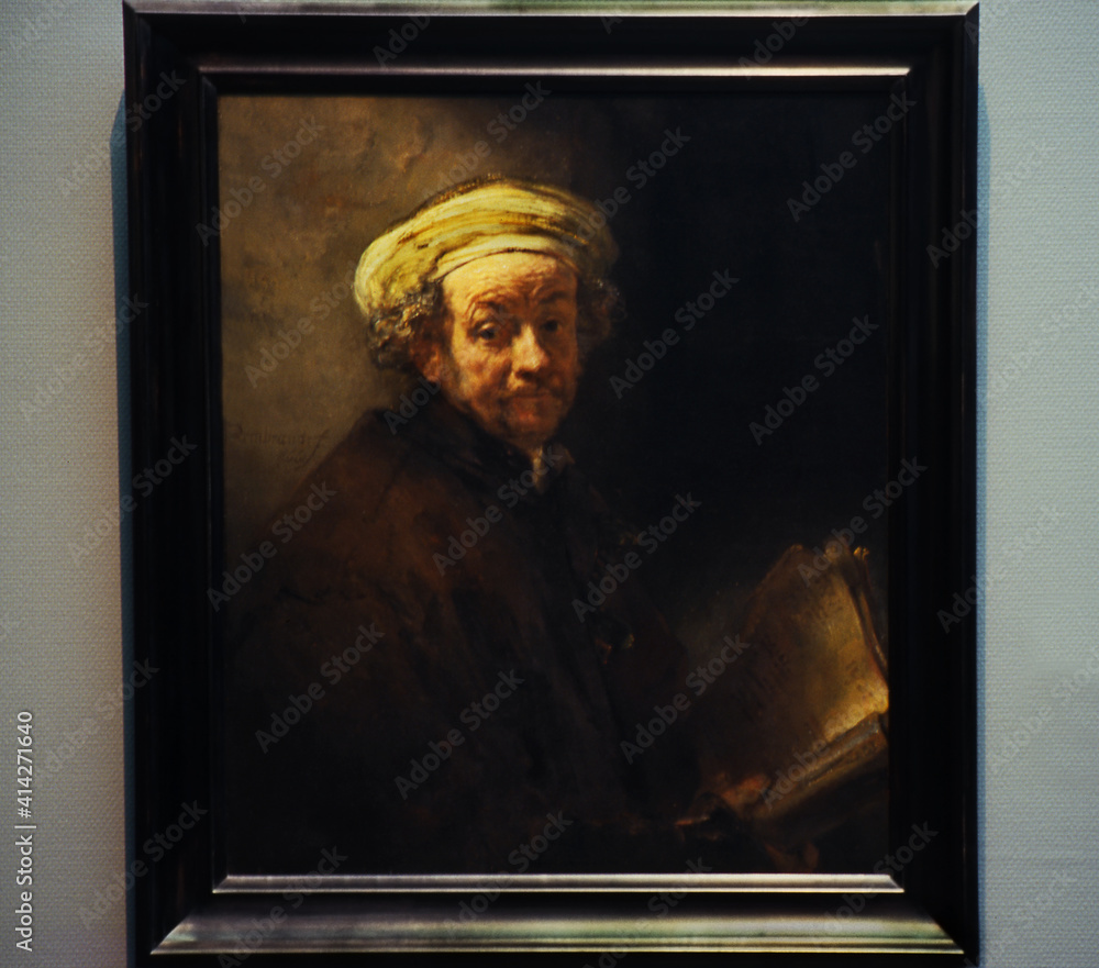 Rembrandt Van Rijn Self Portrait 1669