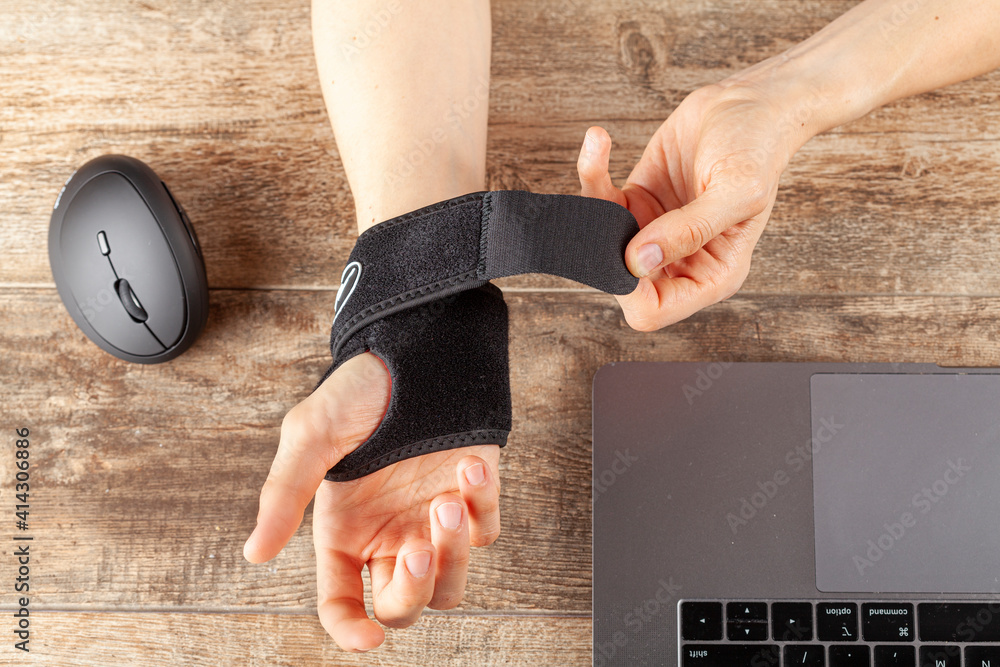 Chronic trauma to the wrist joint in people using computer mouse may ...