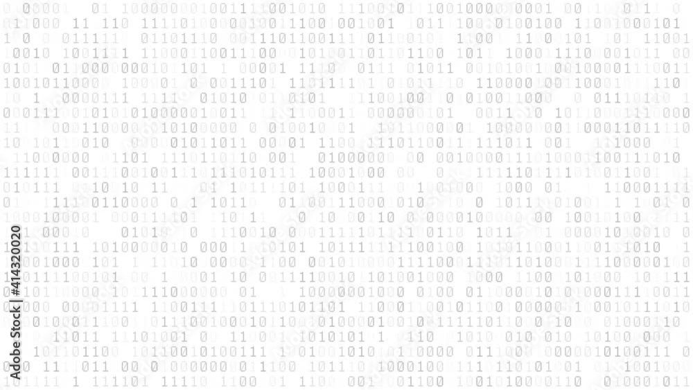 Binary code digital information technology background seamless loop ... Binary code digital information technology background seamless loop ...