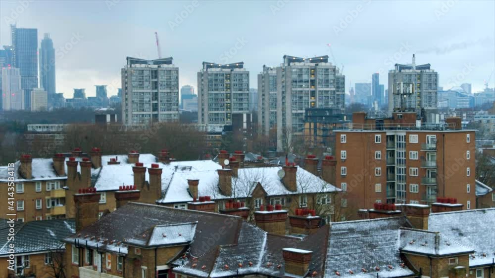 South London, Camberwell, England, UK. High rise apartments flats in ...