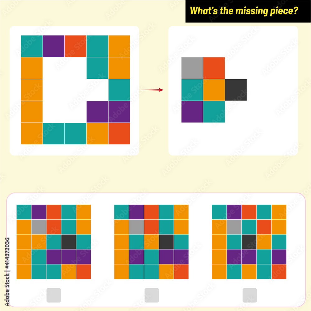 Find the cube with the view in the direction of the arrow. Intelligence ...
