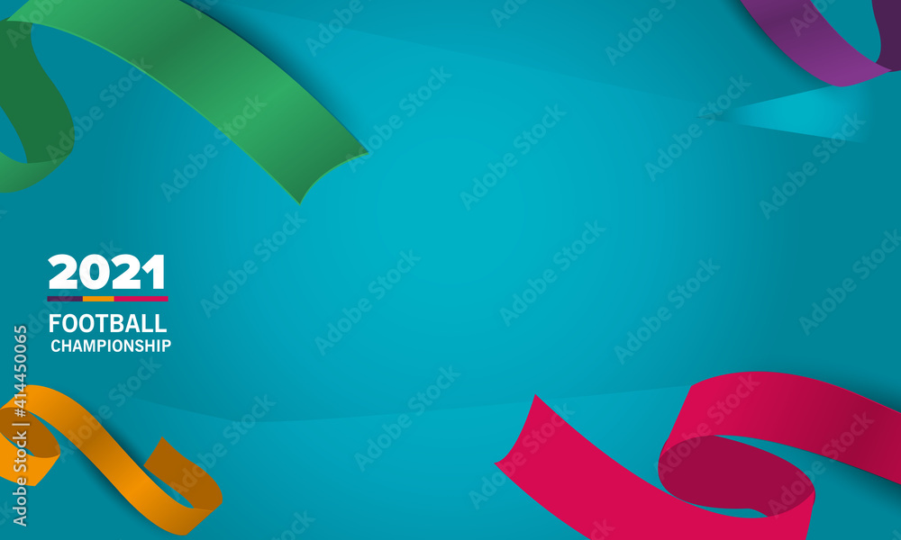 Football Tournament, Background Design Template, Vector Illustration ...