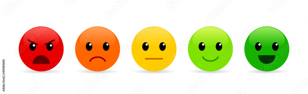 Rating of customer service satisfaction. Feedback concept. Quality ...