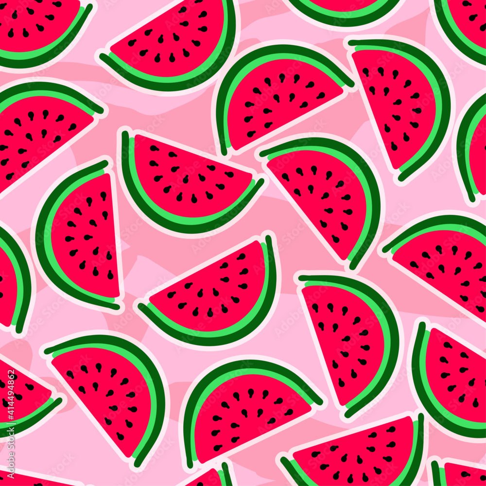Watermelon Pattern Wallpaper