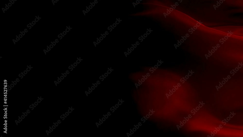 Silk Black Red Flag Animation of dark color gradient background video ...
